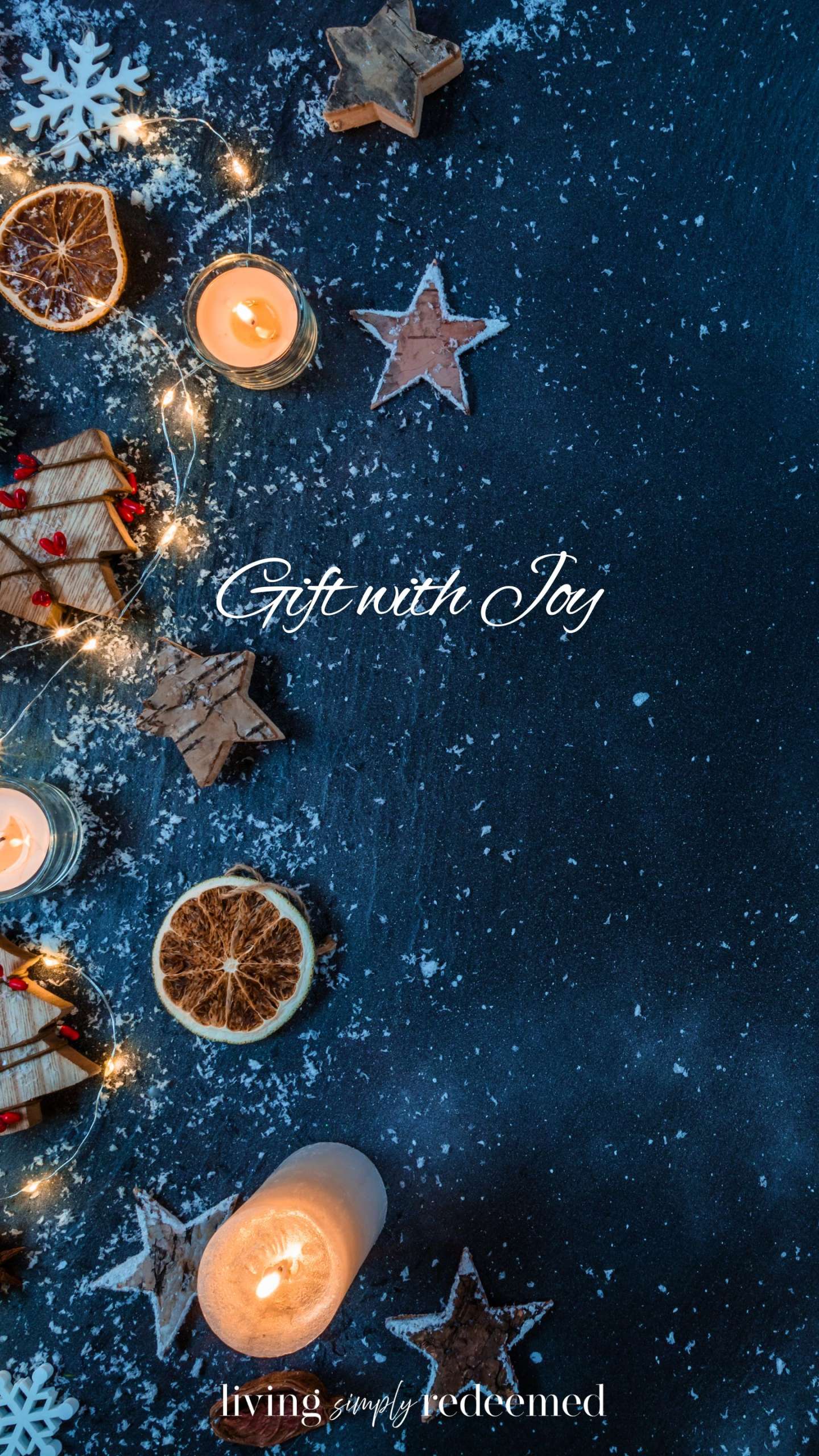 december blue – Living Simply Redeemed